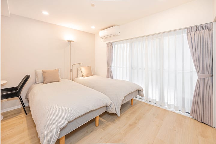 Sta. 9 Min, New Renovated 1k Apt, Balcony - Tokyo