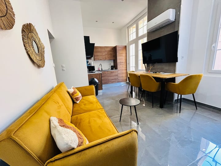 Yellow Home – T3 Gare Centre - Perpignan