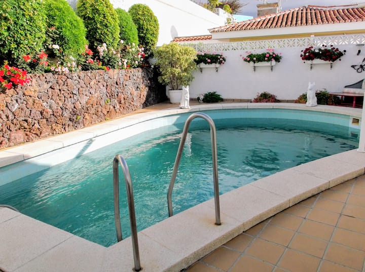 Lujo, Paraíso, Tranquilo, Chalet, Piscina,amplio - Puerto de la Cruz