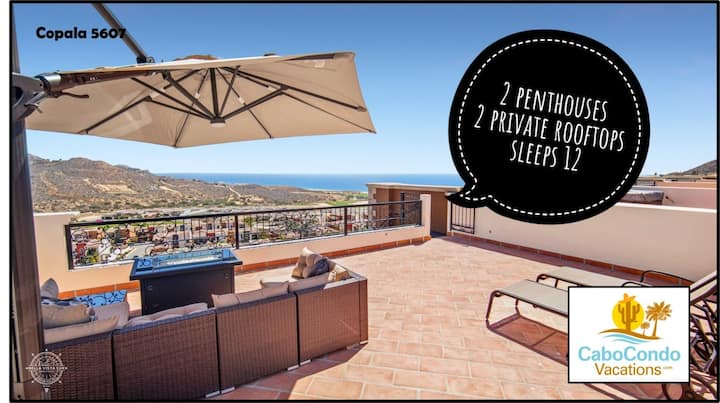 Ccvquivira-2 Unit Ph 5br, Rooftop, 12 Ppl. - Cabo San Lucas
