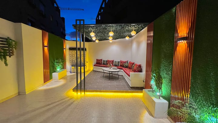 Gueliz Chic Urbain Central, Lumineux Jacuzzi Privé - Marrakesh