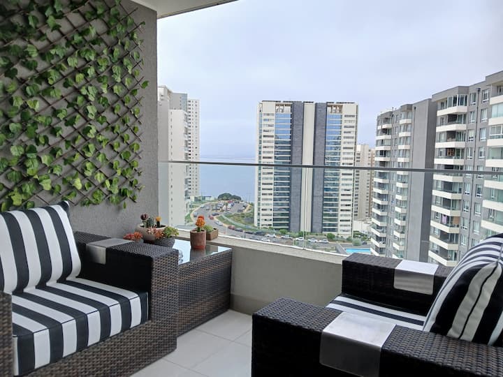 Costa Montemar Concón, Acogedor  Depatamento - Concón