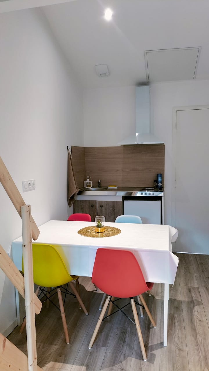 Maison Cosy - Cour & Garage + Clim - Issoire