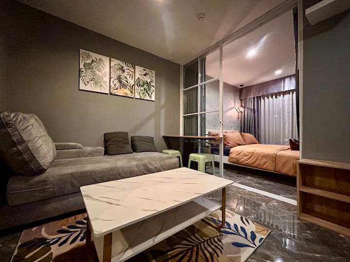 Modern Apt. 5mins To Mrt Near Dmk,chatuchak - Bangkok