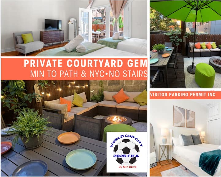 Private Patio Gem•min To Path&nyc Metlife•parking - Manhattan, NY