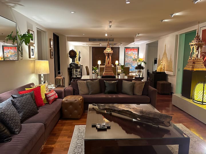 New Amazing Modern Thai 3 Bedrm Apt Downtown Bkk - Bangkok