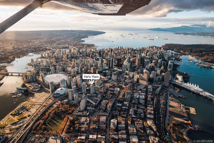 2-bed Dt Condo, Balcony, Free Parking, Ev Charger - Vancouver