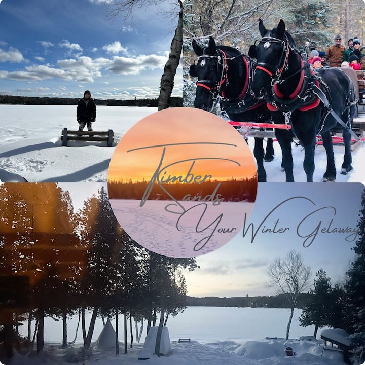 Timber Sands -Cozy Log Charm & Rare Rustic Luxury - Ontario 60