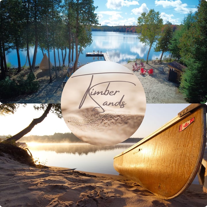 Timber Sands -Cozy Log Charm & Rare Rustic Luxury - Ontario 60