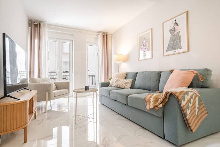 Retraite Centrale Avec Balcon, Près La Plage |Rems - Fuengirola