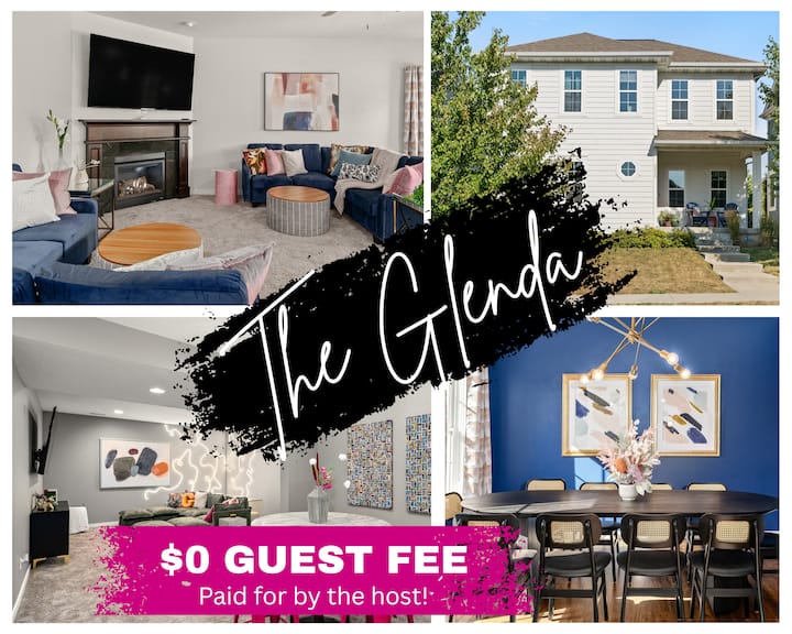 The Glenda! Sassy West Glen Home + Garage - West Des Moines, IA