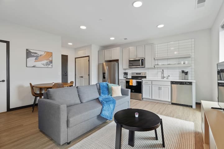 Cozysuites Mass With Lounge And Roof Deck #8 - Mile Square - Downtown - Indianapolis
