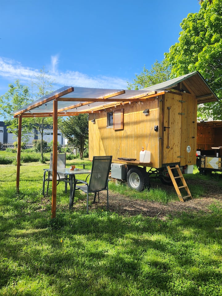 Beheizter Schäferkarren/bauwagen - Glamping - Traben-Trarbach