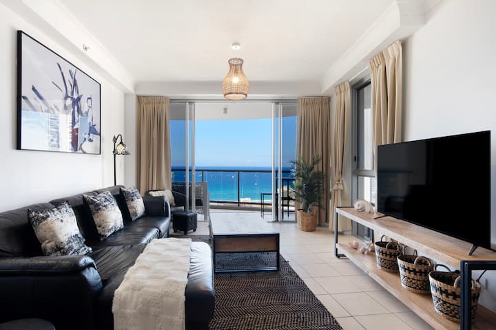 Lovely 2 Bedroom Ocean View Apartment - Q Stay - Surfers Paradise