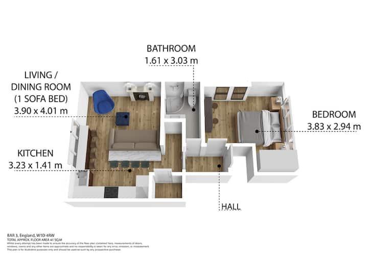Bar-3-b Cosy Attic Flat In Central Soho - London