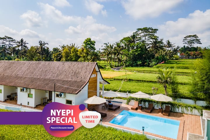 Aura Apartments W/pool & Rice Field View | Ubud - Gianyar