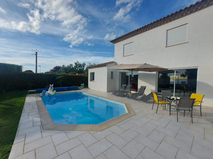 Charma Neuf T2+mezzanine Piscine. - Baillargues