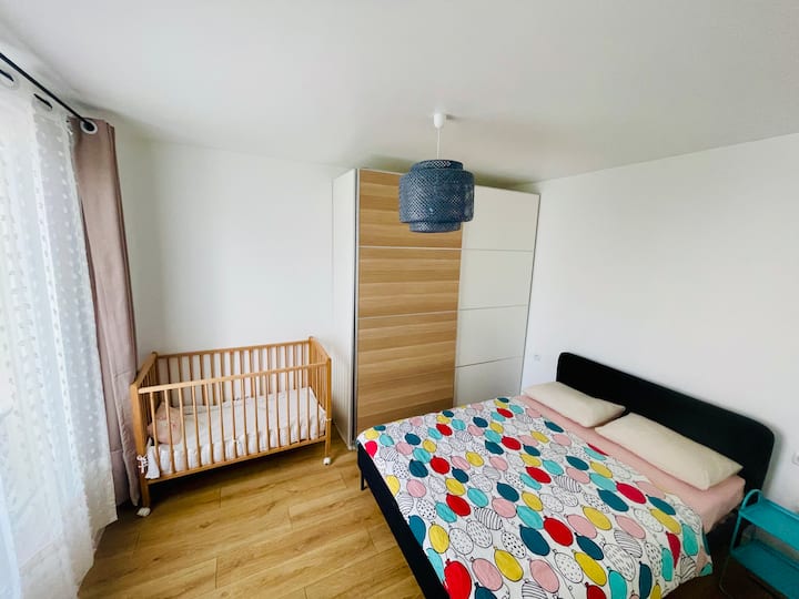 Maison Familiale/ 2 Chambres 3 Lits/ Jardin Calme - Bourg-la-Reine