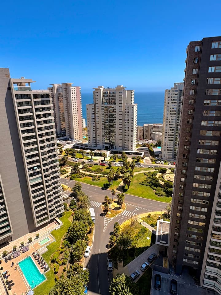 Vista Al Mar • Piso 24 • Ideal Teletrabajo - Concón