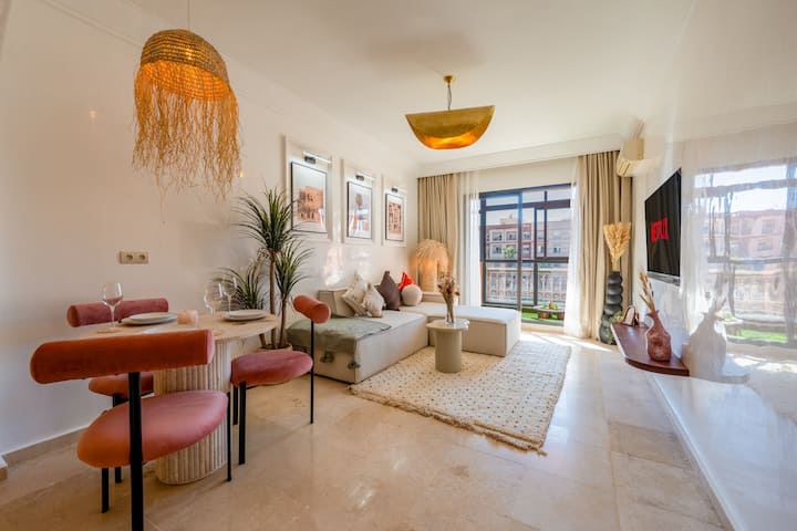 Secure Stylish Flat Gueliz • Pool • Wifi • Parking - Marrakesh