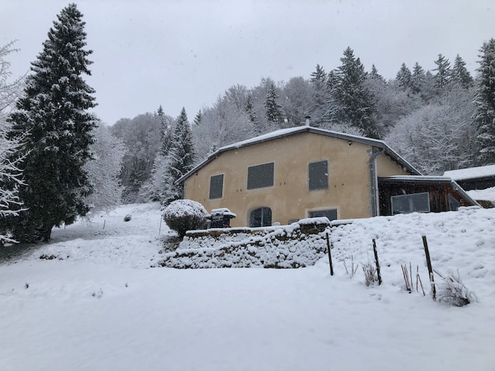 Chambre Cosy Dans Grande Maison Dans La Forêt - Les Rousses