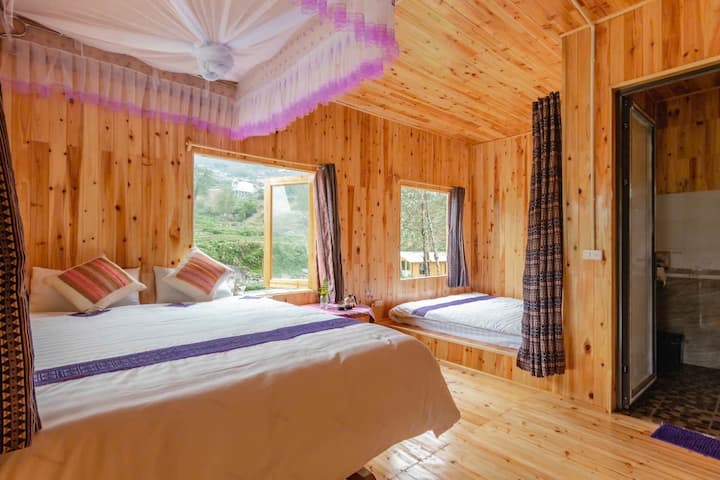 Cabin 1 - 2double Bed - Bathroom - Vietnam