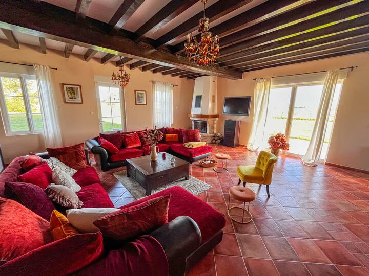 Maison De Campagne Près De Paris 20pers - Loiret