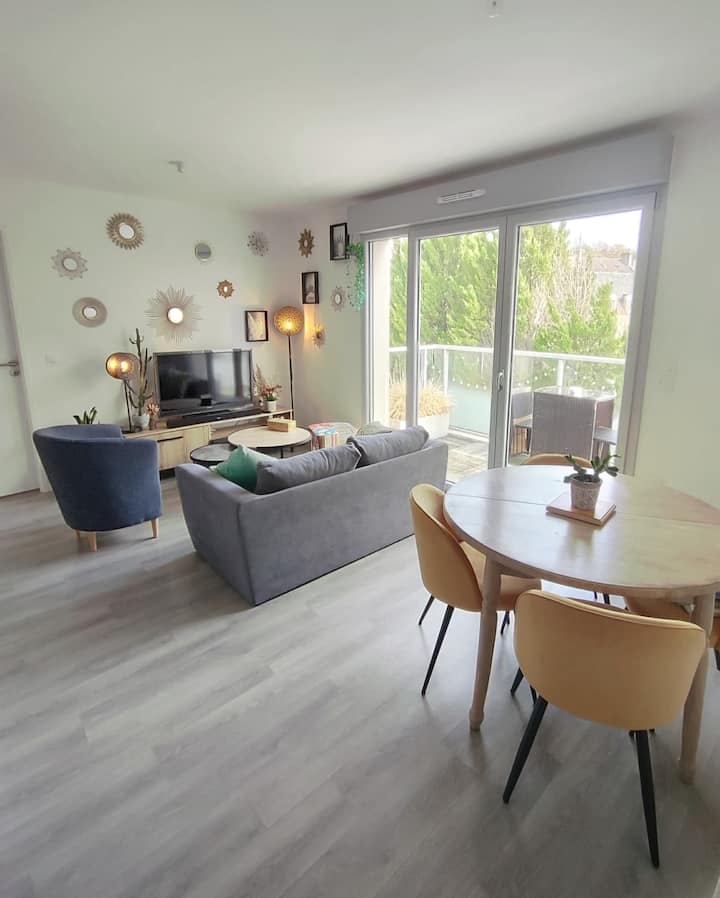 Appartement Récent Tout Confort Balcon Et Parking - Caen