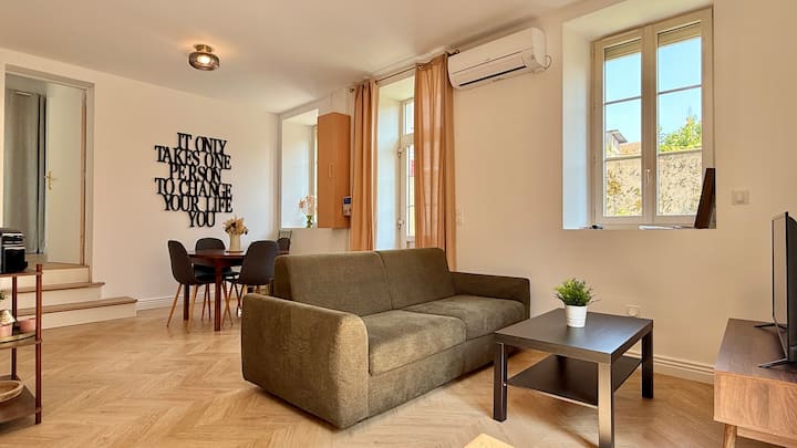 Maison 4pers. Terrasse, Jardin, Clim & Tv/wi-fi - France