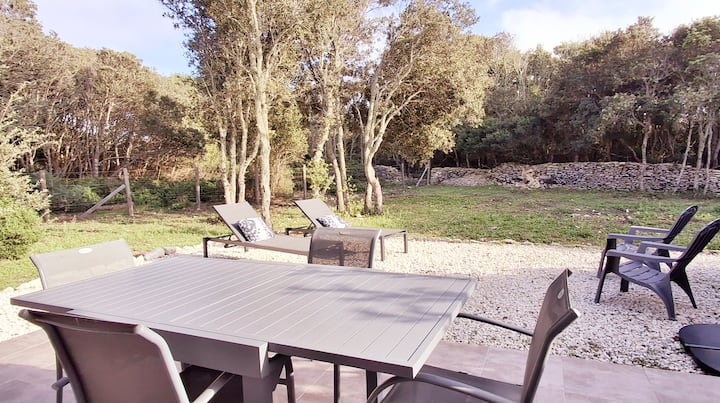 Villa T3 Paisible En Rés. Avec Piscine Chauffée. - Bonifacio