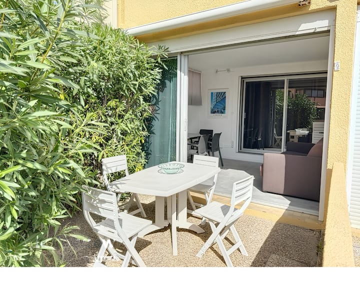 Studio Terrasse Rdc Accès Direct à La Plage - Leucate