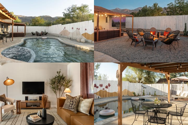 Desert Retreat•heated Pool•jacuzzi•sauna•fire Pit - Twentynine Palms, CA