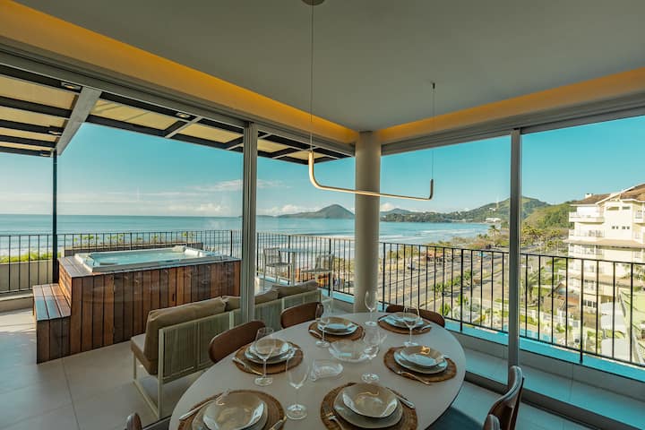 Exclusiva Cobertura Frente Mar | 3 Dorm | Bambu - Ubatuba