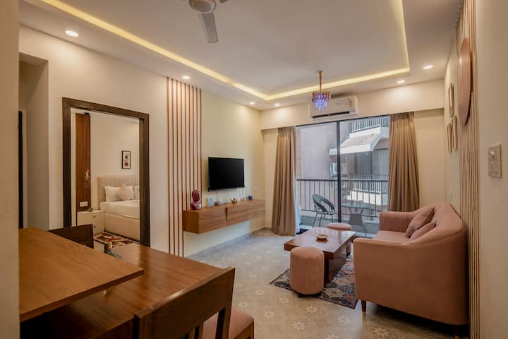 1bhk Near Candolim Beach W/ Pool | Mirashya A204 - Goa