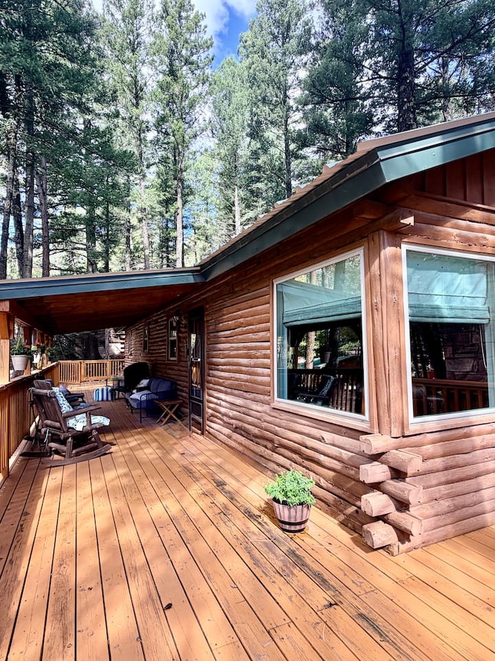 Ponderosa | 2br Petfriendly Cabin W/ Deck - Cloudcroft, NM