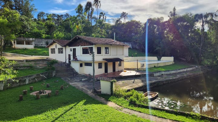 Chácara - Lago+piscina+churrasqueira E Muito Mais - Embu das Artes