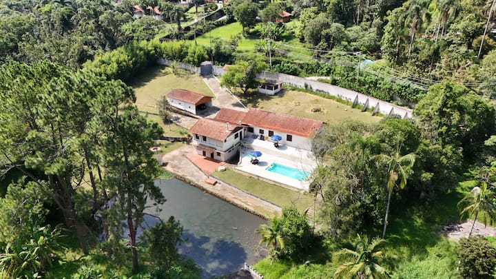 Chácara - Lago+piscina+churrasqueira E Muito Mais - Embu
