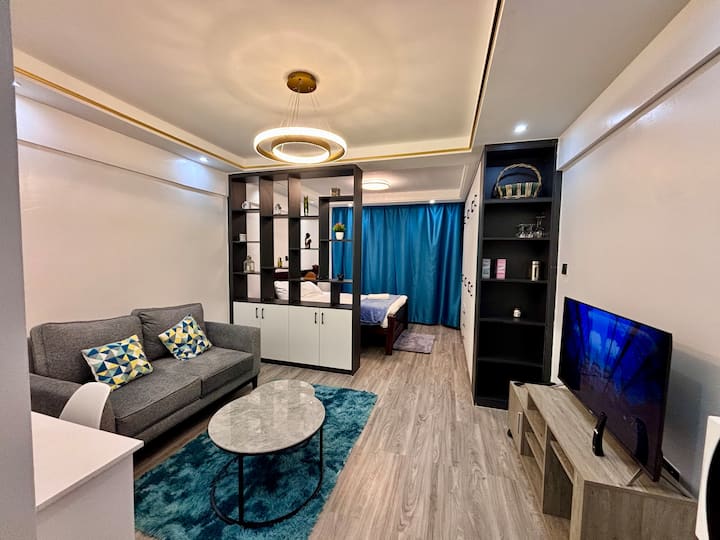 Modern Kileleshwa Studio | Fast Wi-fi | Gym & Café - Nairobi