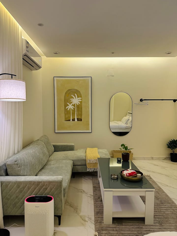 أستديو فندقي فاخر، مساحة واسعة (تسجيل دخول ذكي) - Riyadh