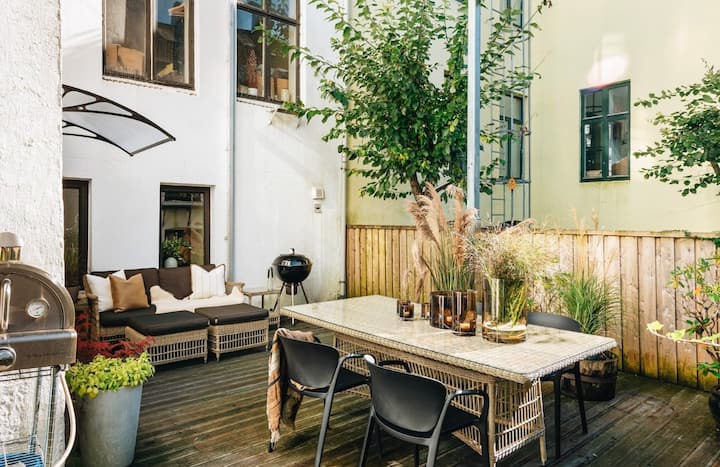 Urban Lägenhet I Bergen Med Stor Privat Terasse - Bergen