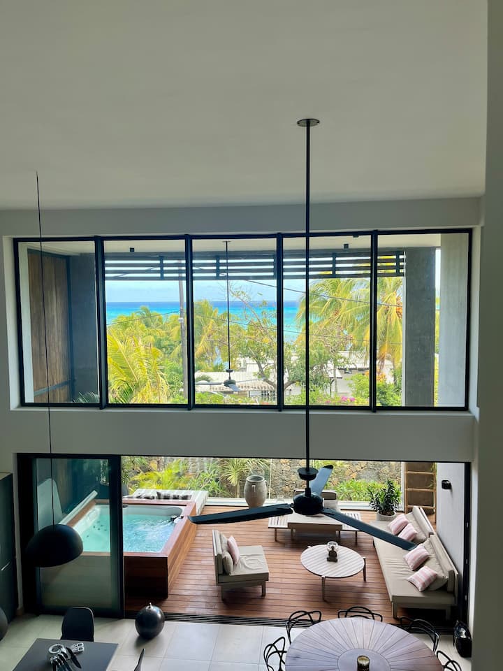 Superbe T6 Duplex Vue Mer à 5 Mns De La Plage - Mauritius