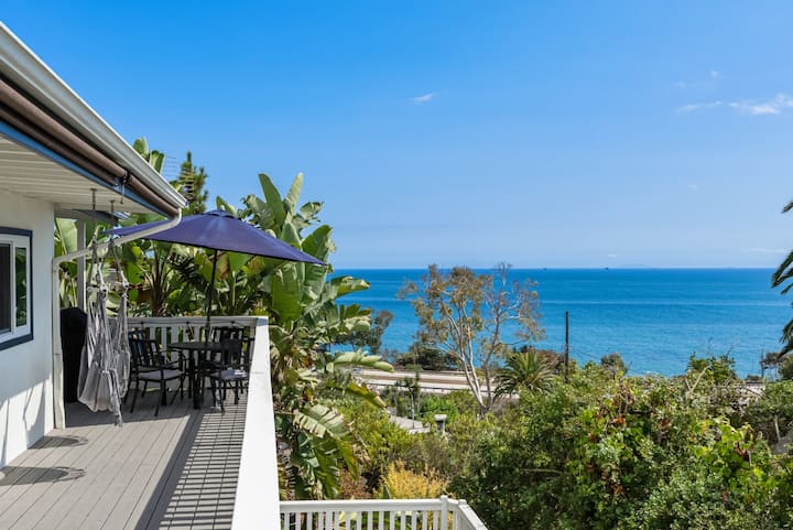 Lillie's Oceanview Retreat- Bbq, Pet Friendly - Summerland, CA