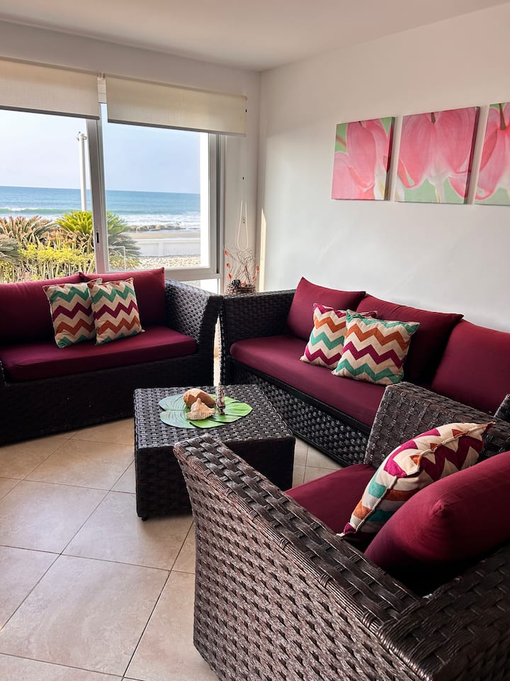 Duplex Frente Al Mar 2 Habitaciones-ciudad Del Mar - Ecuador