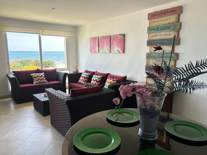 Duplex Frente Al Mar 2 Habitaciones-ciudad Del Mar - Manta