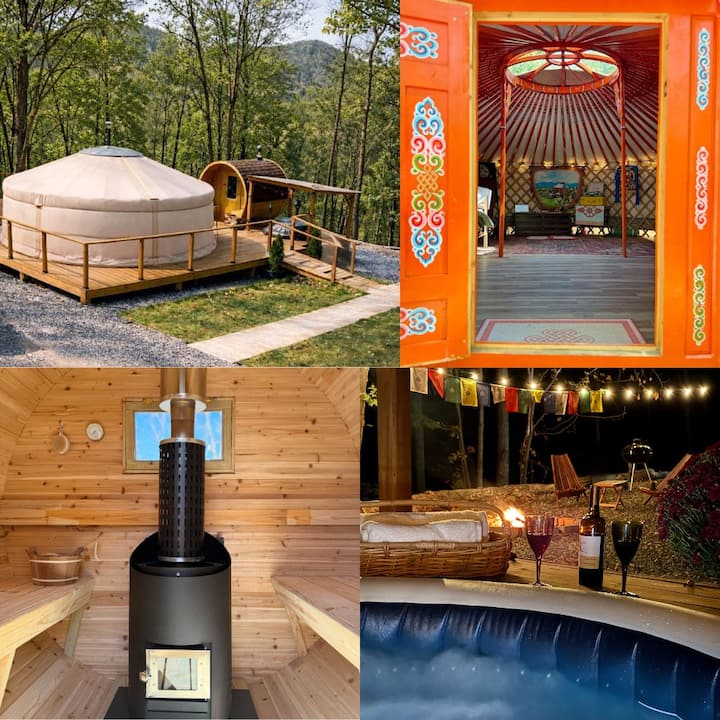 Luxury Yurt - Romantic Gateway With Sauna & Hottub - West Virginia