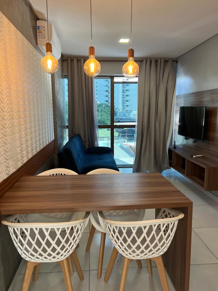 Vip Flat Orquídeas! Split Na Sala E Quarto! - Recife