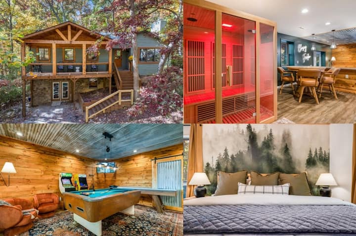 Resort Retreat: Hot Tub, Pool Table, Sauna, Games - Harrisonburg, VA