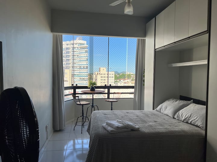 Studio Com Vista A 400m Da Praia. - Guarapari