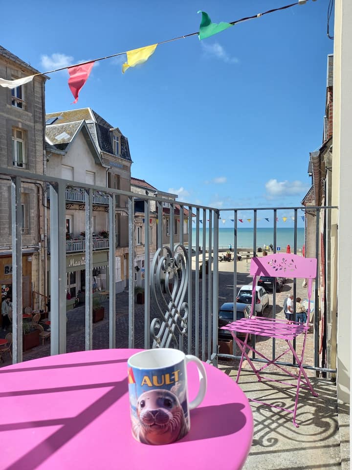 Chez Fanny, Cocon Pour 2 Avec Balcon 50m De La Mer - Ault