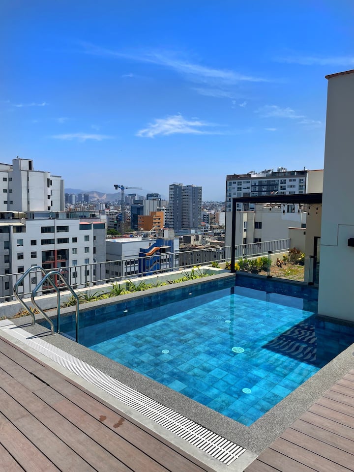 Centric Aparment Miraflores. - Lima